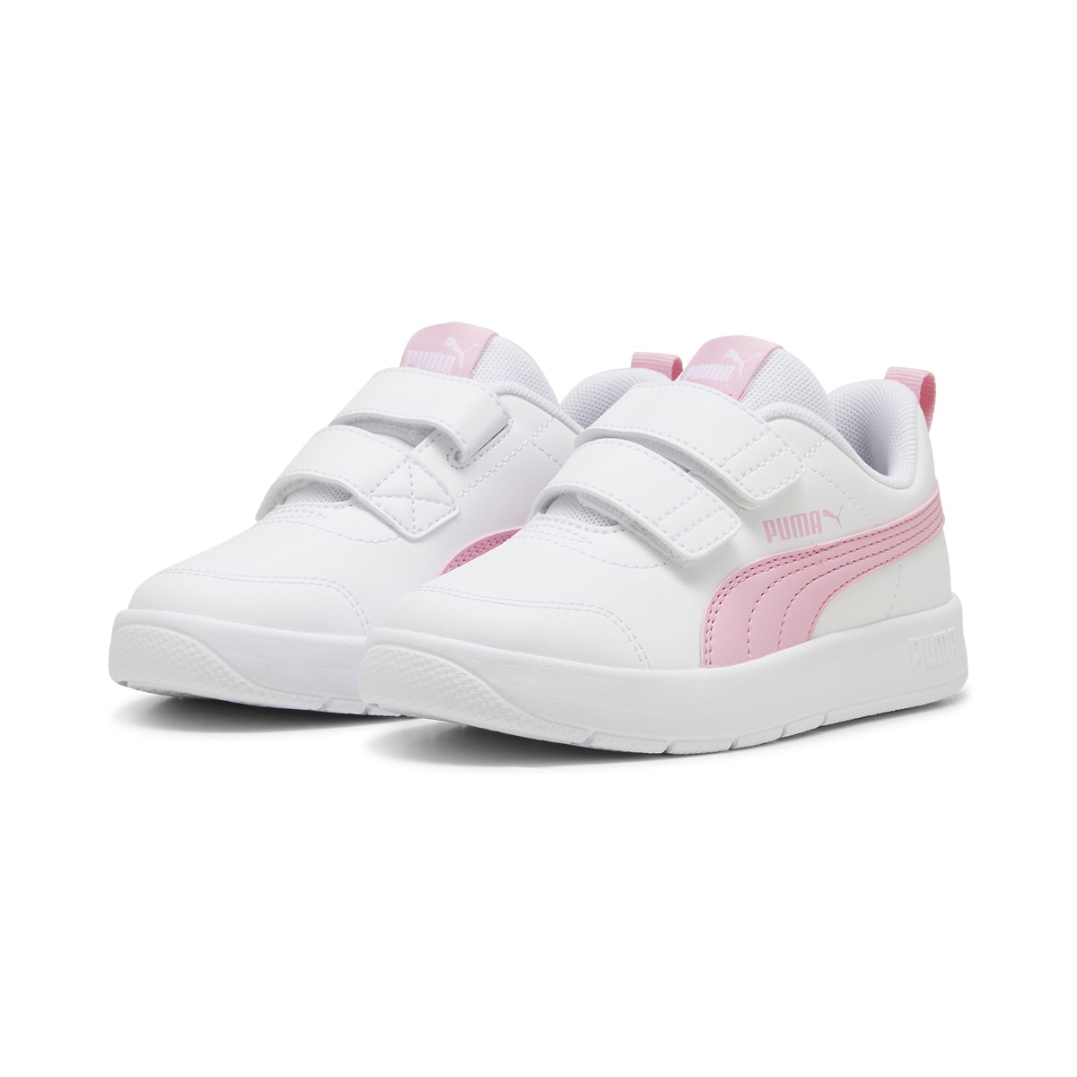Zapatillas casual de niños Courtflex V3 V Ps Puma Blanco / Rosa · El ...