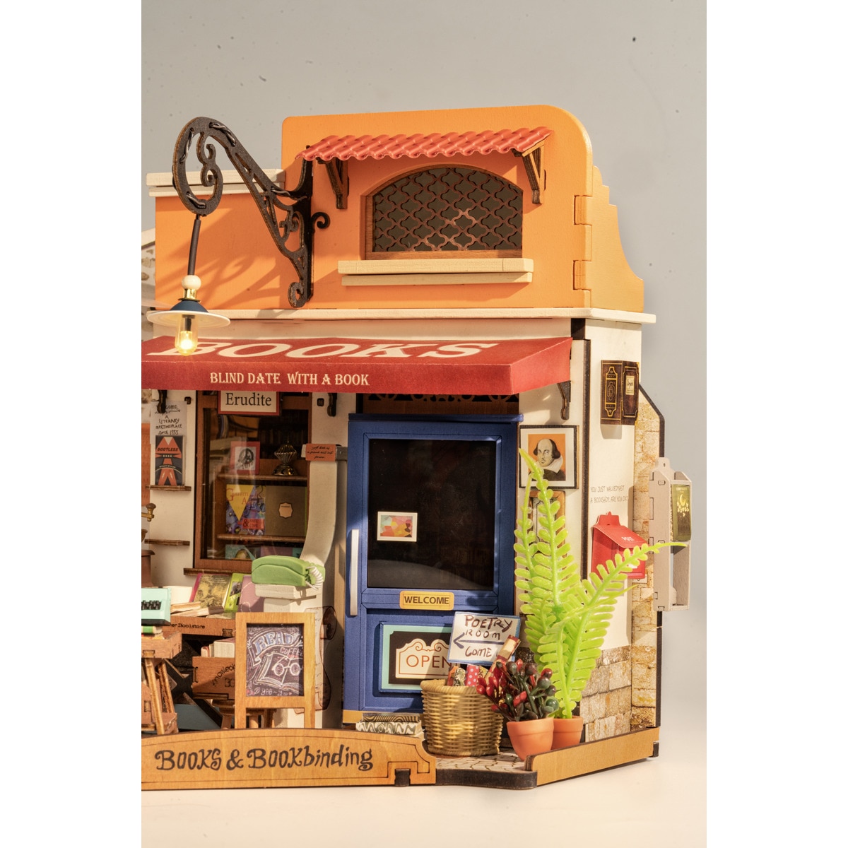 Maqueta de casa en miniatura Rolife Corner Bookstore · Rolife · El ...
