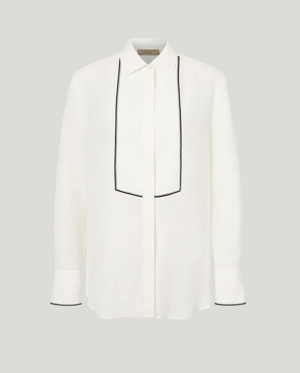 Camisa de mujer de manga larga y pechera · Woman Limited El Corte ...