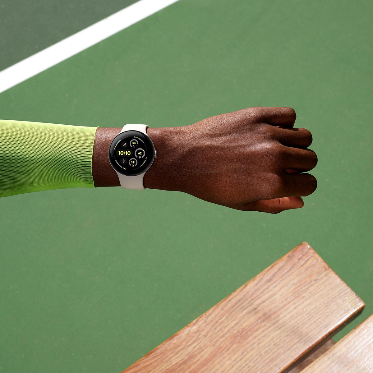 Google Pixel Watch 3 41mm, Caja de aluminio color oro champán y correa ...