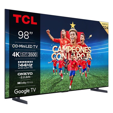 TV QD-MiniLED 248,9cm (98") TCL 98C855, QLED PRO 4K HDR Premium, Smart ...