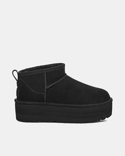 Botines Classic Ultra Mini de mujer en piel con plataforma UGG · El ...
