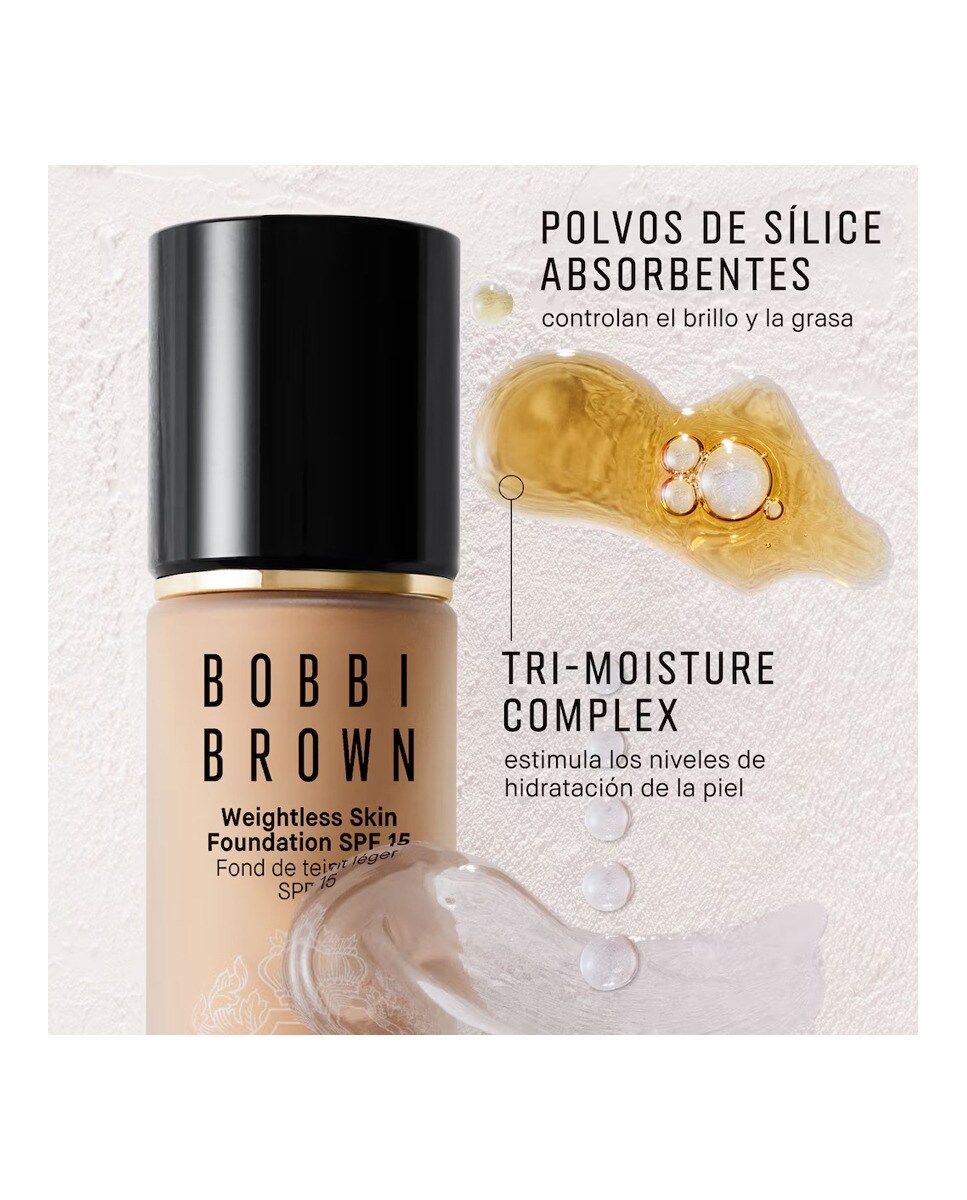 Base de Maquillaje Mini Weightless Skin Foundation SPF 15 Bobbi Brown ...