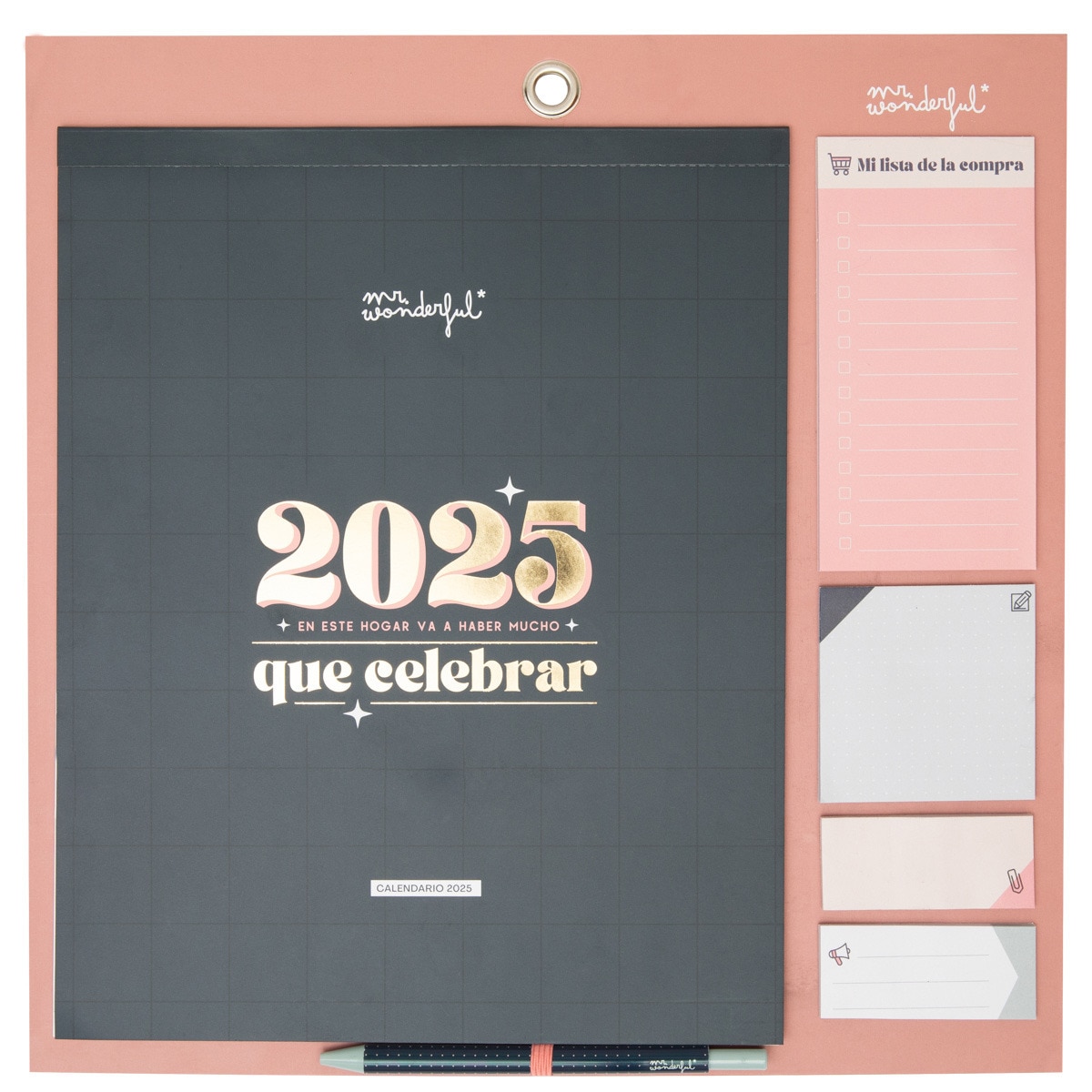 Calendario de pared magnético Mr Wonderful: En este hogar va a haber ...