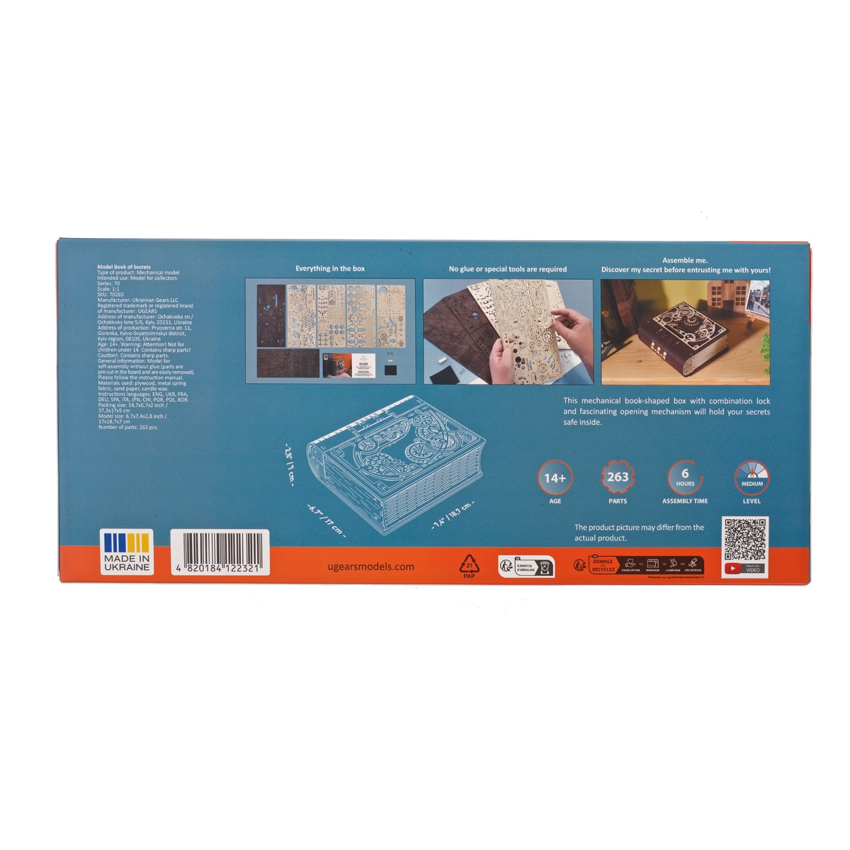 Maqueta Ugears Book of secrets · Aquamarine Games · El Corte Inglés