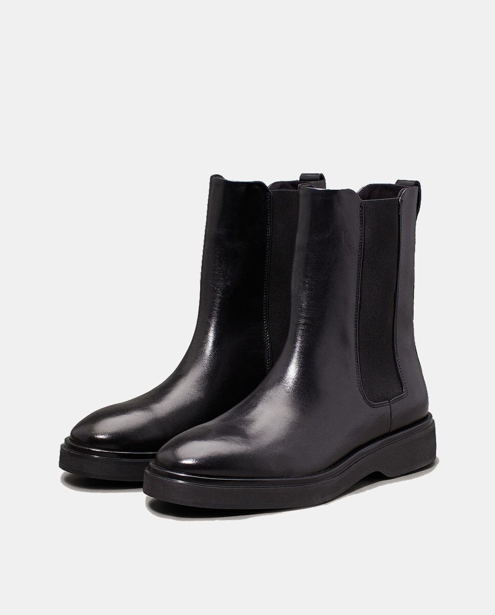 Botines de mujer tipo chelsea en piel · Calvin Klein · El Corte Inglés