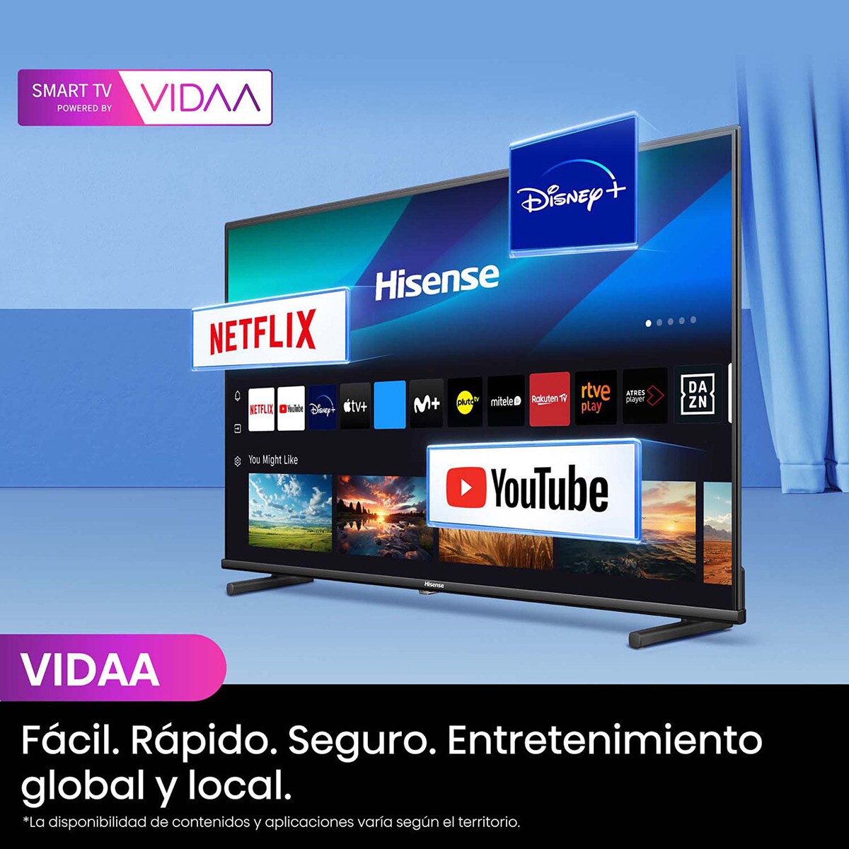 TV QLED 100cm (40") Hisense 40A5NQ Full HD Smart TV · Hisense · El Corte Inglés
