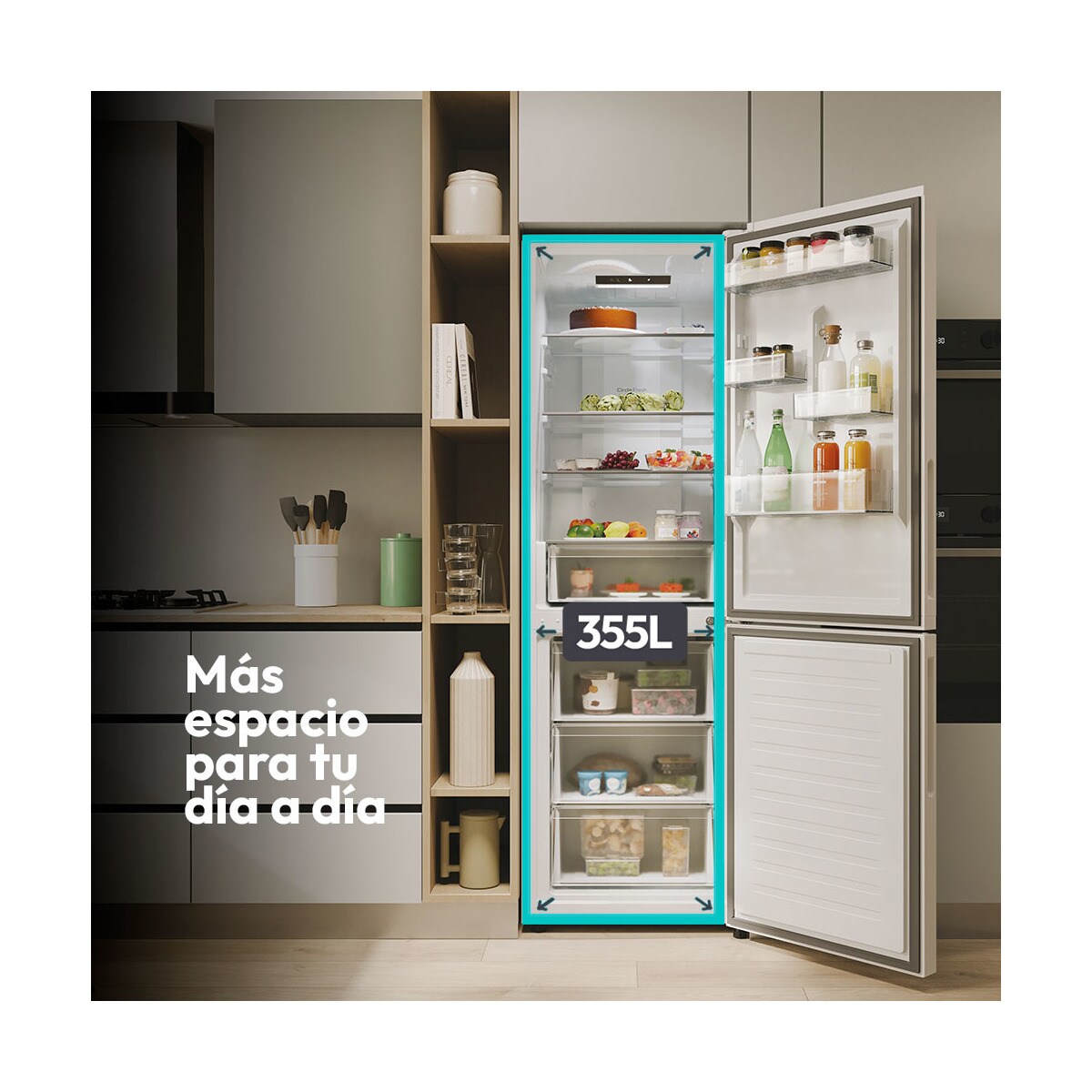 Frigorífico combi Candy Total No Frost Circle+ 1,85m de alto Fresco ...