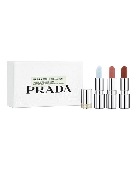 Estuche de Regalo Mini Labiales Monochrome y Lip Balm Prada Beauty ...