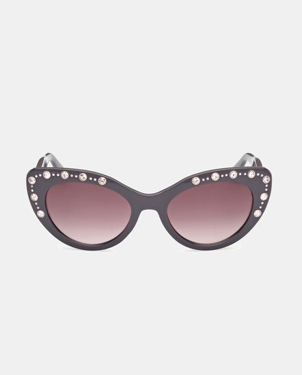 Gafas de sol de mujer ojo de gato en inyectado con lente degradada ...