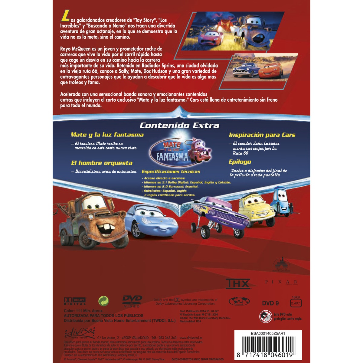 Cars (DVD) · DISNEY / PIXAR · El Corte Inglés