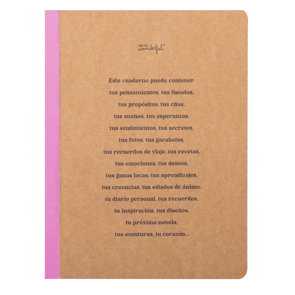 Set de 3 libretas A5 para alcanzar todos tus sueños Mr Wonderful: Fija ...