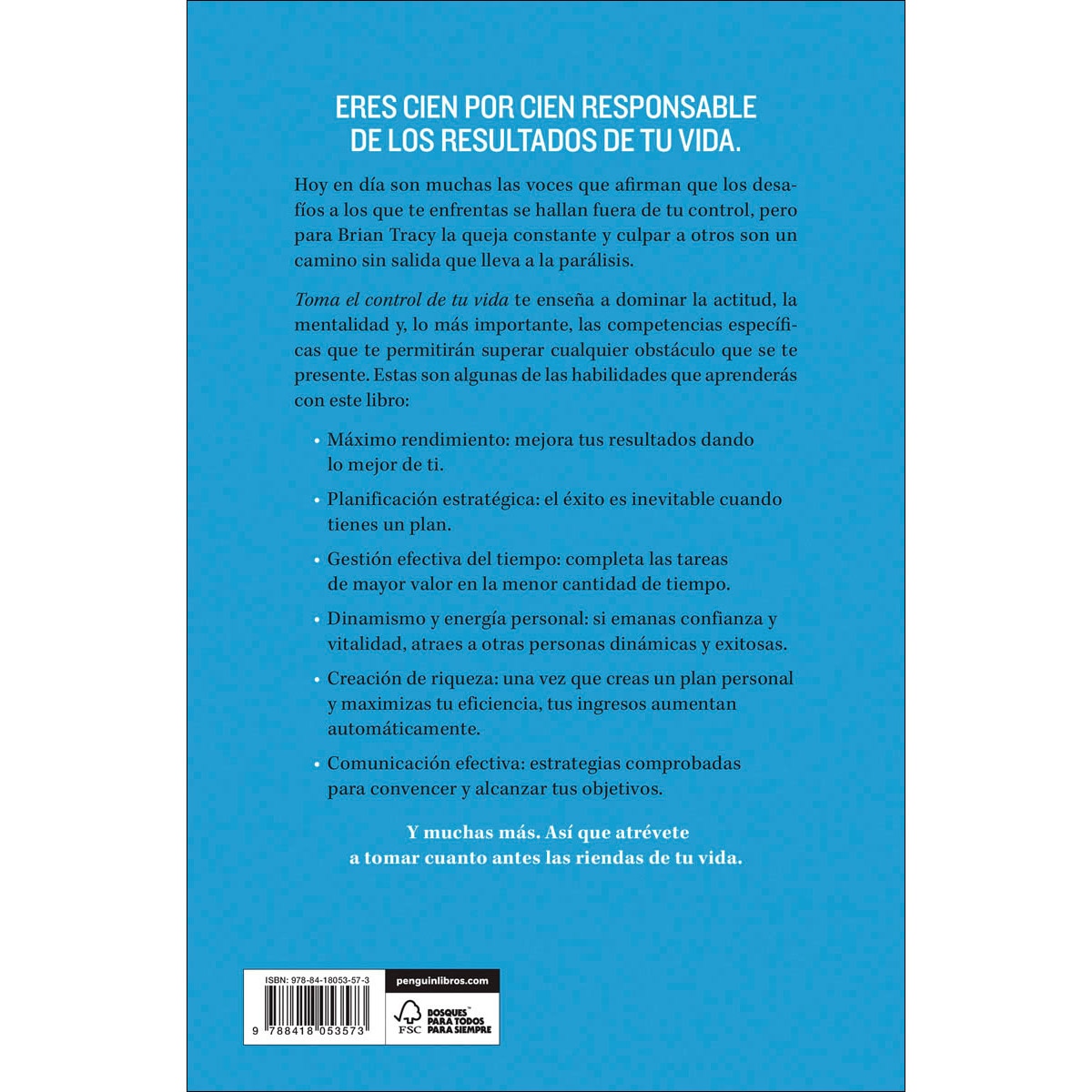 Toma el control de tu vida: Aprende las 12 habilidades esenciales para obtener el éxito (Tapa ...