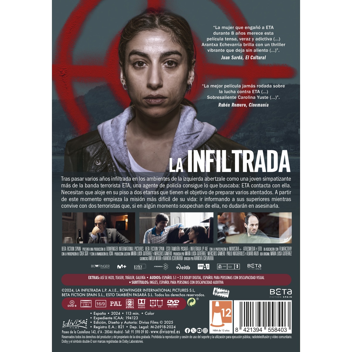 La infiltrada (DVD) · DIVISA RED S.A. · El Corte Inglés