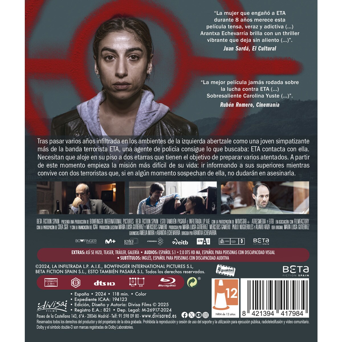 La infiltrada (Blu-Ray) · DIVISA RED S.A. · El Corte Inglés