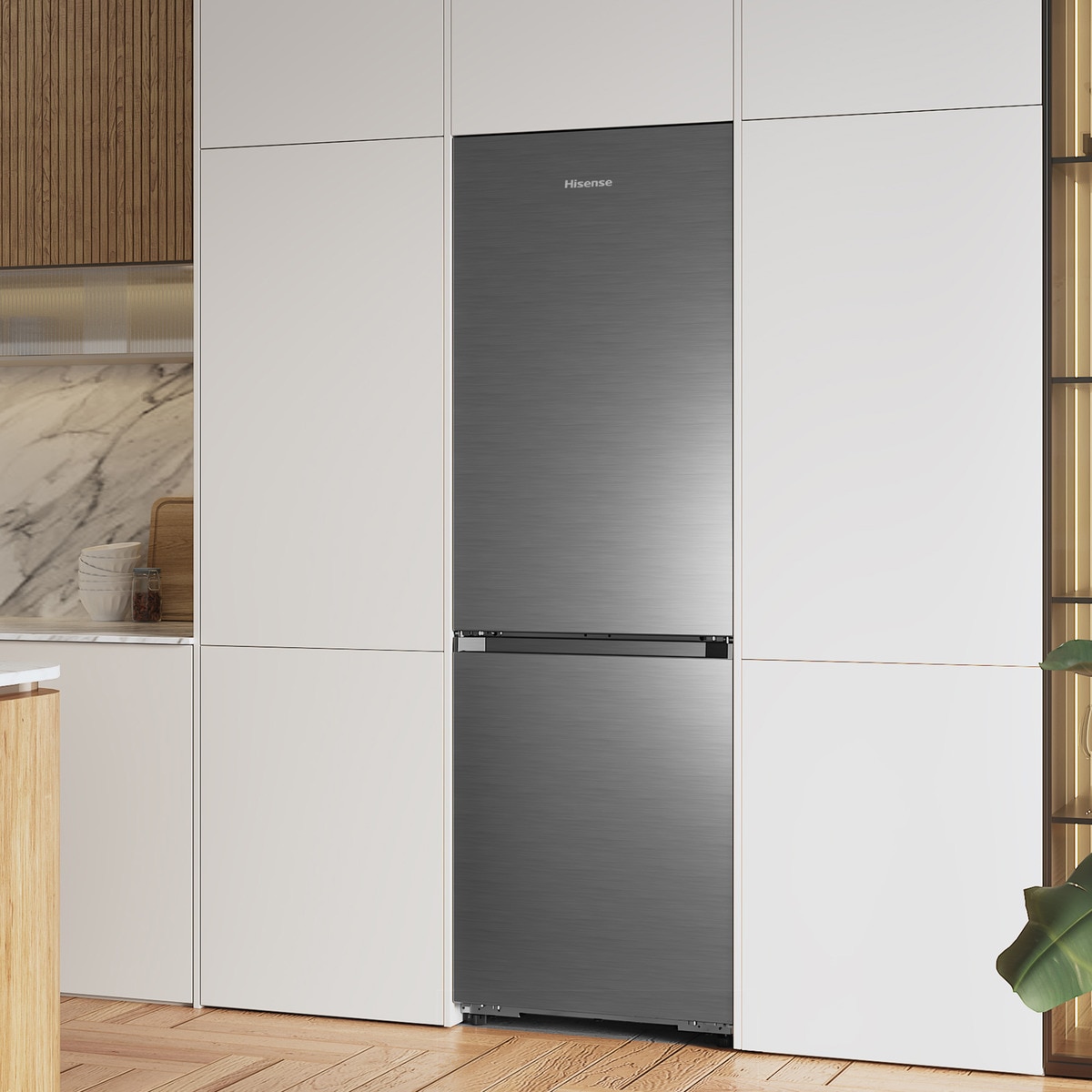 Frigorífico combi Hisense Total No Frost serie Kitchen FIT ...