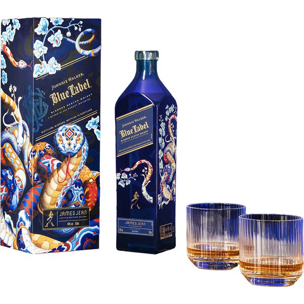 Blue Label James Jean Limited Edition Year of the Snake Scotch whisky ...