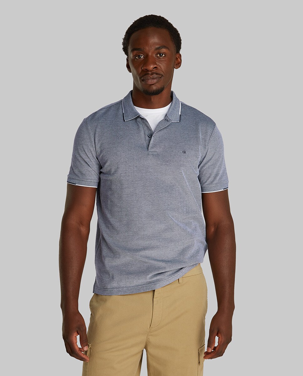 Polo de hombre oxford doble tono · Calvin Klein · El Corte Inglés