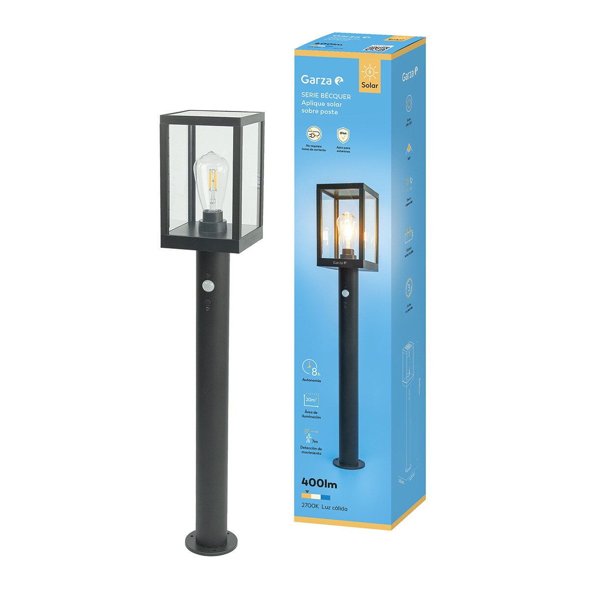 Poste Solar Bequer 400 Lumen · GARZA · El Corte Inglés