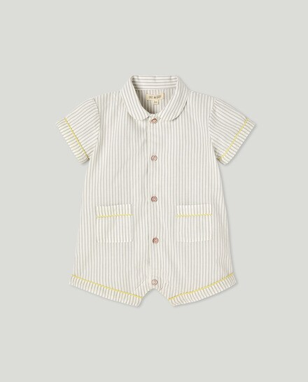 Pijama de bebé corto popelin rayas · Unit · El Corte Inglés