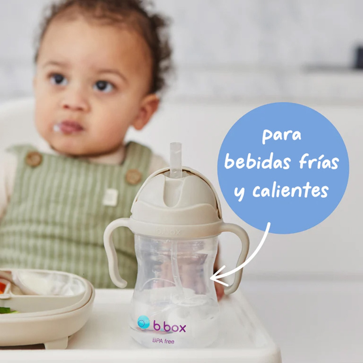 Taza prendizaje B.Box antigoteo con pajita flexible con pesa 240ml · B.BOX · El Corte Inglés