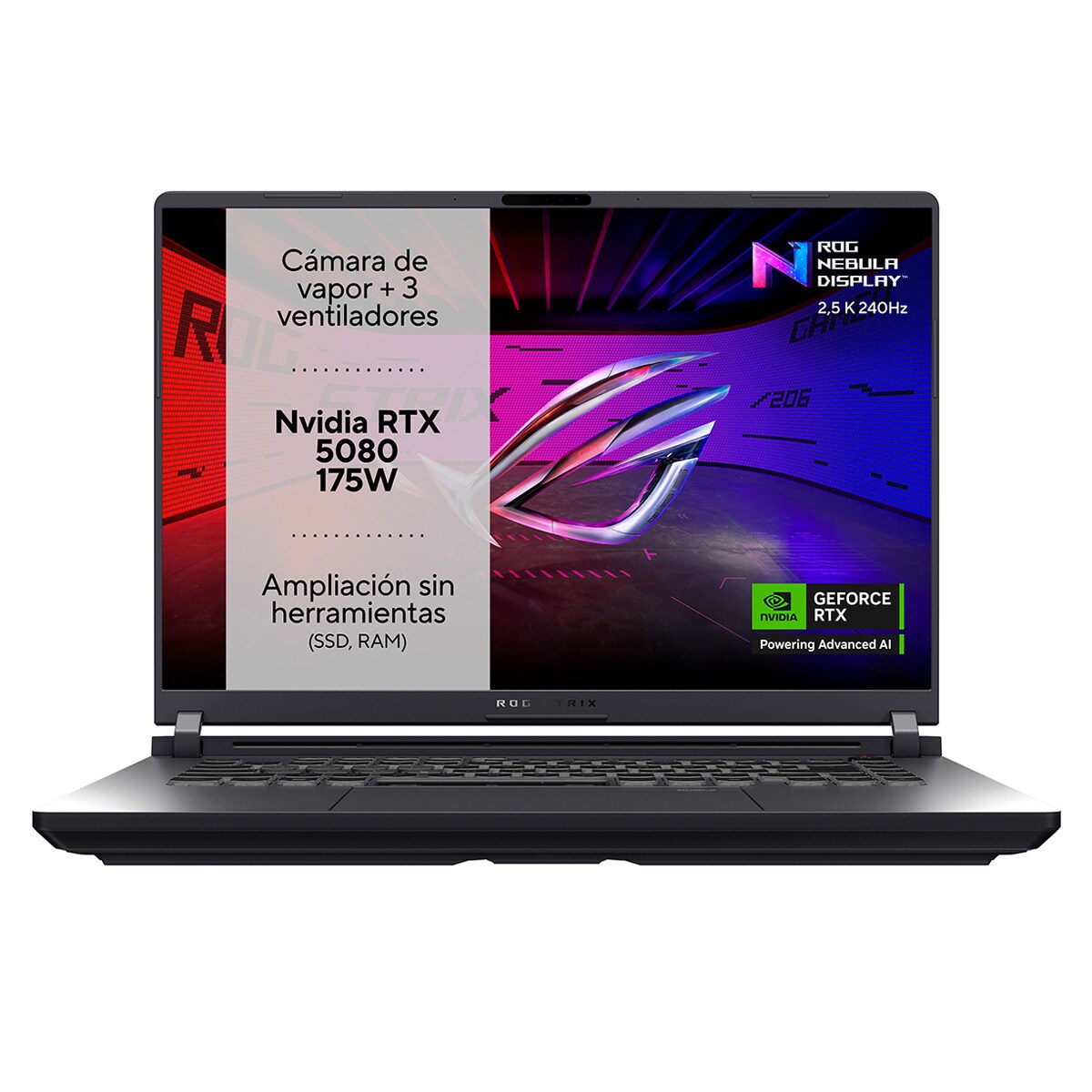 Portatil Gaming ASUS ROG Strix G16 G615LW-S5003, Intel Core Ultra 9 ...