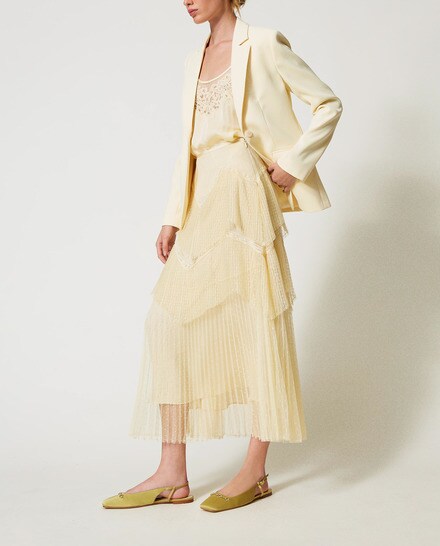 Falda larga de tul plisado · Twinset · El Corte Inglés
