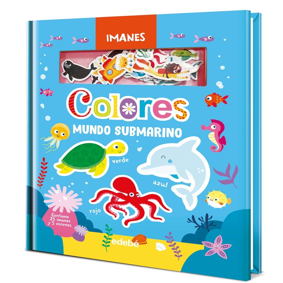 LIBRO DE IMANES: COLORES DEL MUNDO SUBMARINO · EDEBE · El Corte Inglés