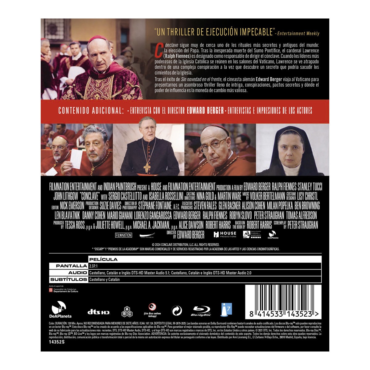 Cónclave (Blu-Ray) · DEAPLANETA · El Corte Inglés