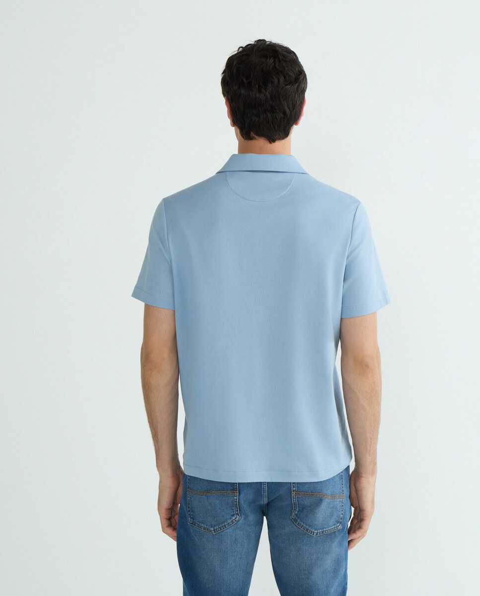 Polo de hombre manga corta en algodón botones ocultos · Michael Kors ...
