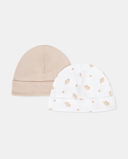Pack de dos gorros de bebé niña · Cotton Juice · El Corte Inglés