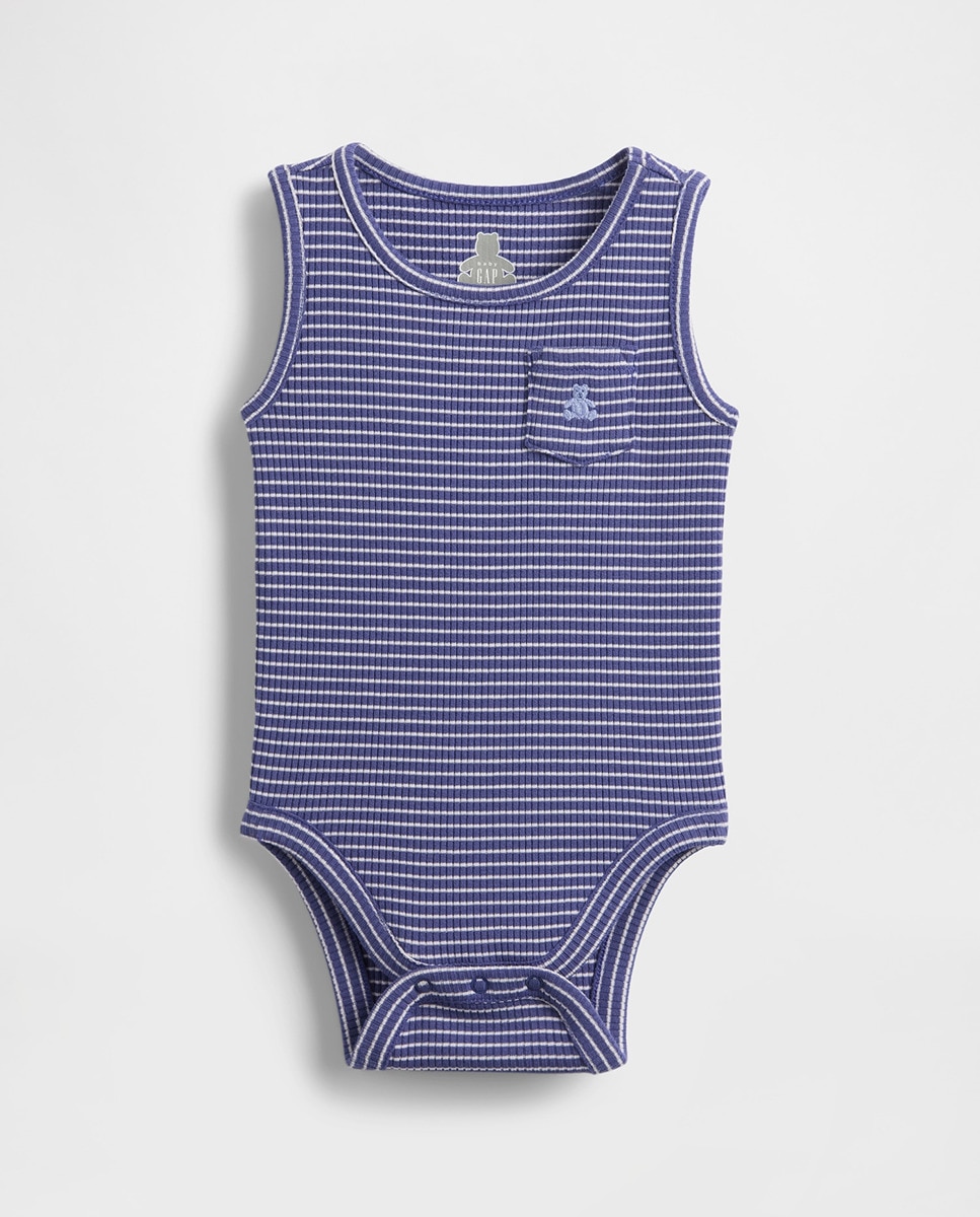 Body de tirantes con bolsillo de bebé · Gap · El Corte Inglés
