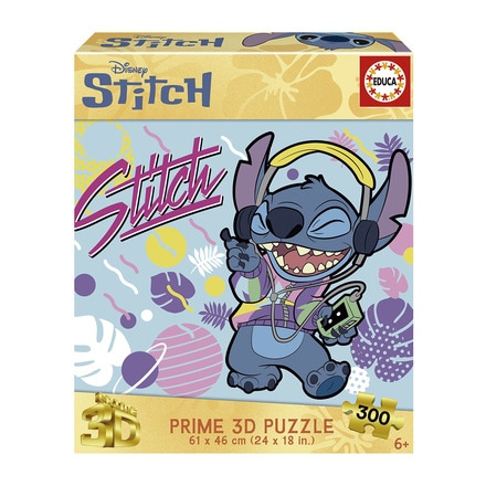 Puzzle 3D Lenticular 300 Stitch Disney Educa · EDUCA · El Corte Inglés