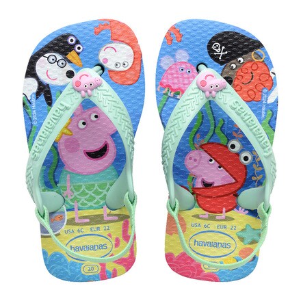 Chanclas Bebé Hav. Baby Peppa Pig Lavender Blue 256 Havaianas ...