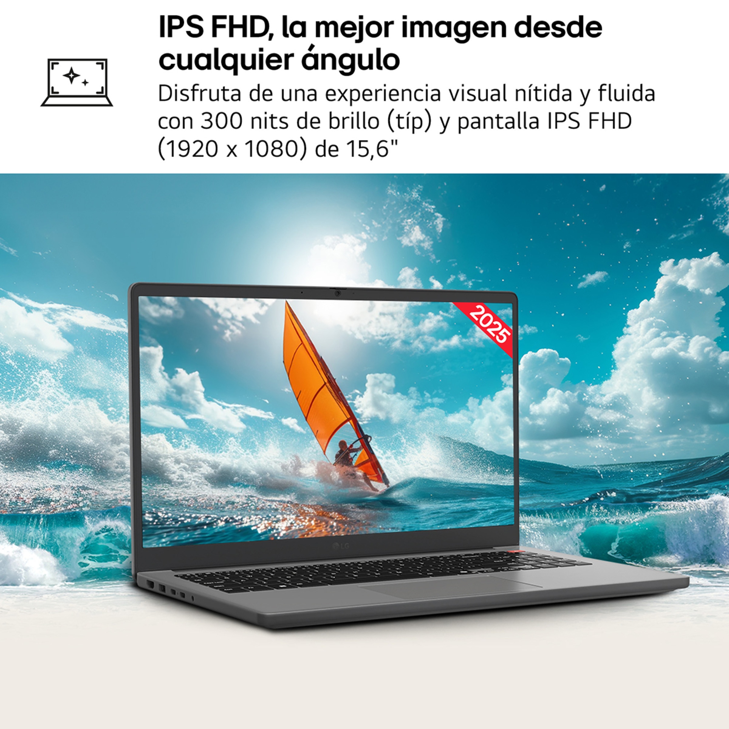 Portátil LG gram Book 15U50T, i5-1334U, 16GB, 512GB SSD, 15", W11 · LG · El Corte Inglés