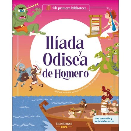 Ilíada y Odisea de Homero: Libro infantil con juegos y actividades extra | Los grandes clásicos ...