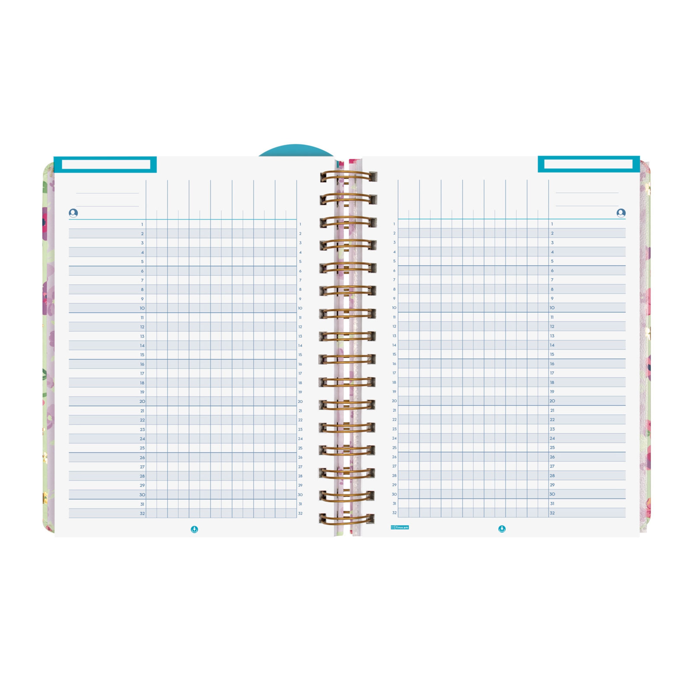 Agenda para el docente curso 2025-2026 Magistral 1/4-155x212 mm semana vista horizontal Lilac ...