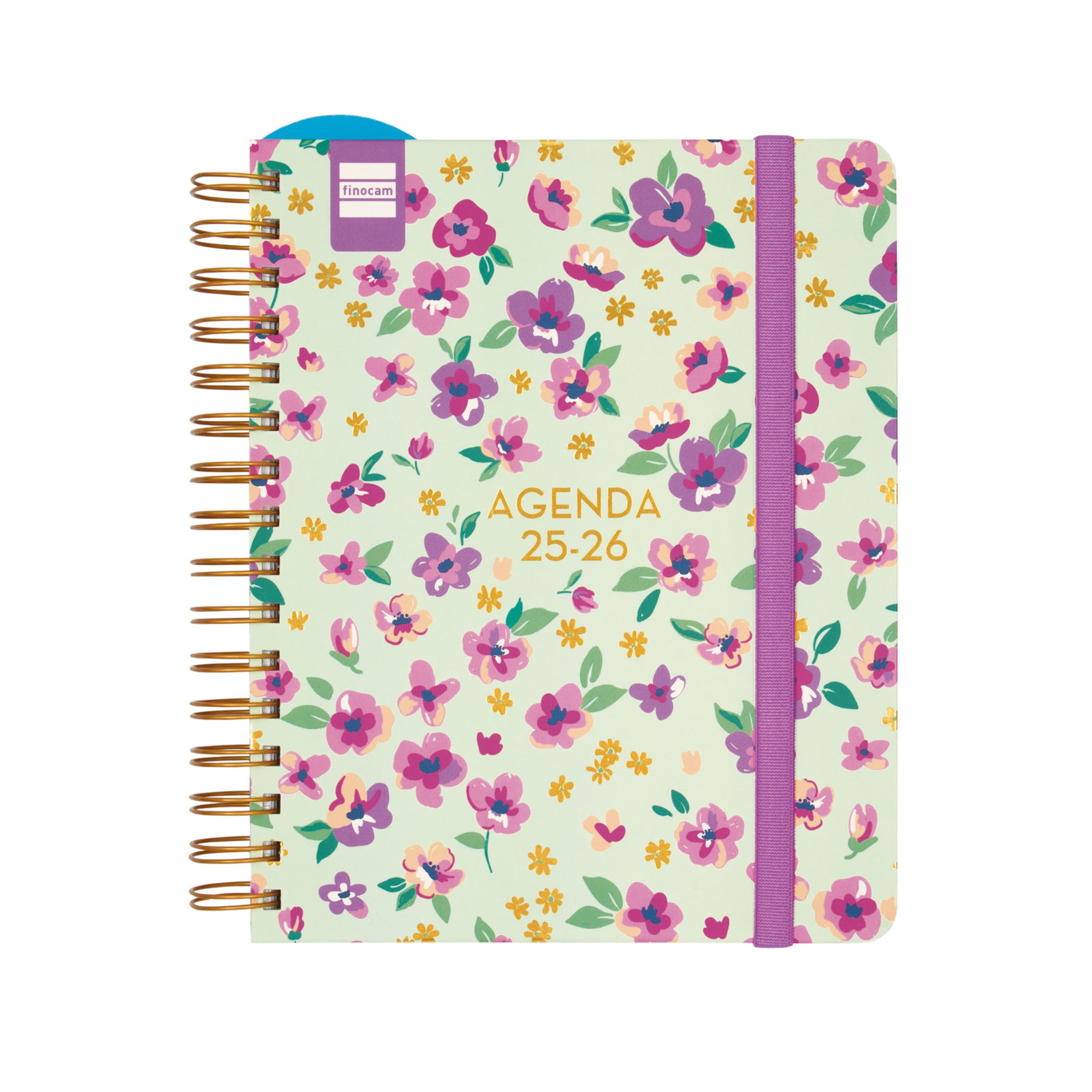 Agenda para el docente curso 2025-2026 Magistral 1/4-155x212 mm semana vista horizontal Lilac ...