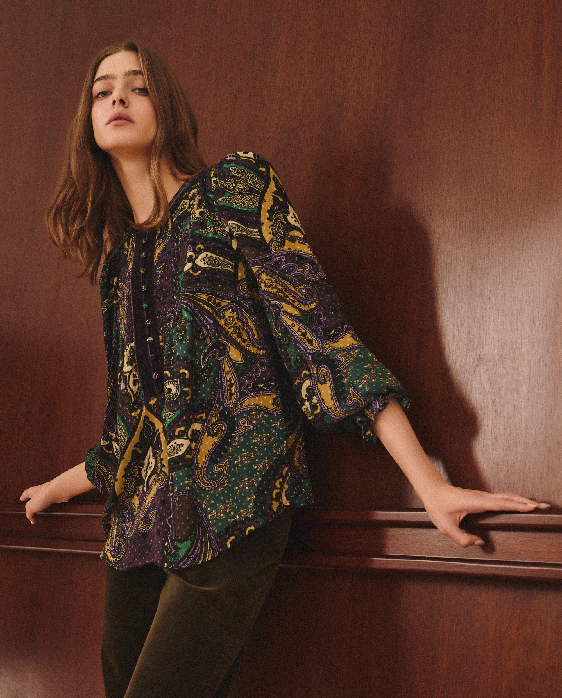 Blusa estampada de manga larga de mujer · Lloyd's · El Corte Inglés