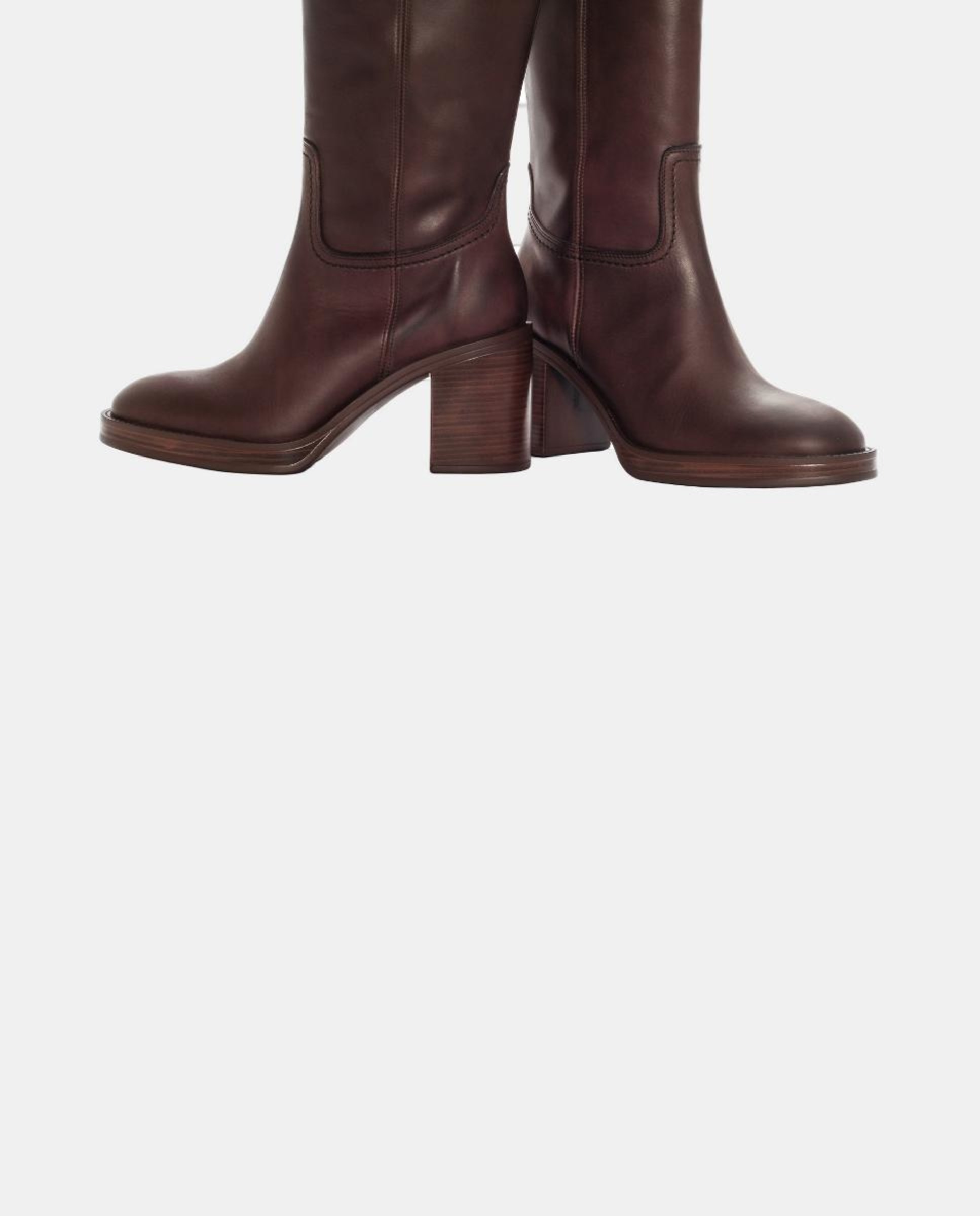 Botas altas Mabel en piel color ébano · Pons Quintana · El Corte Inglés