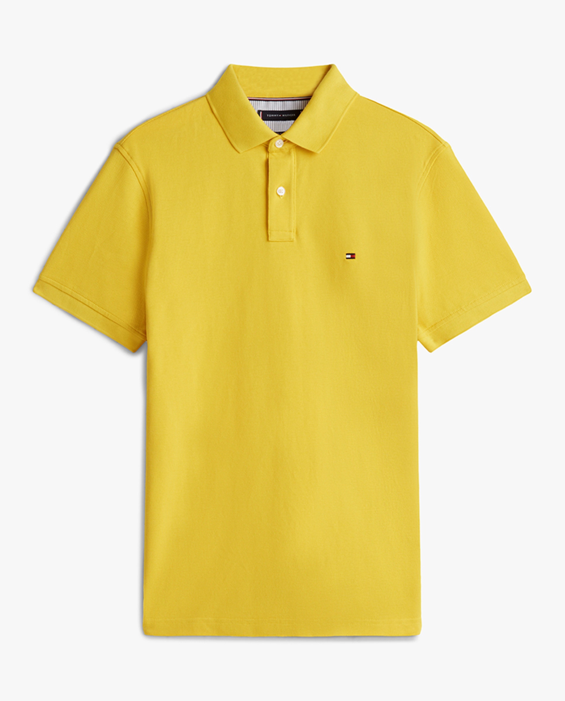 Polo regular con bandera bordada de Tommy Hilfiger Amarillo · El Corte ...