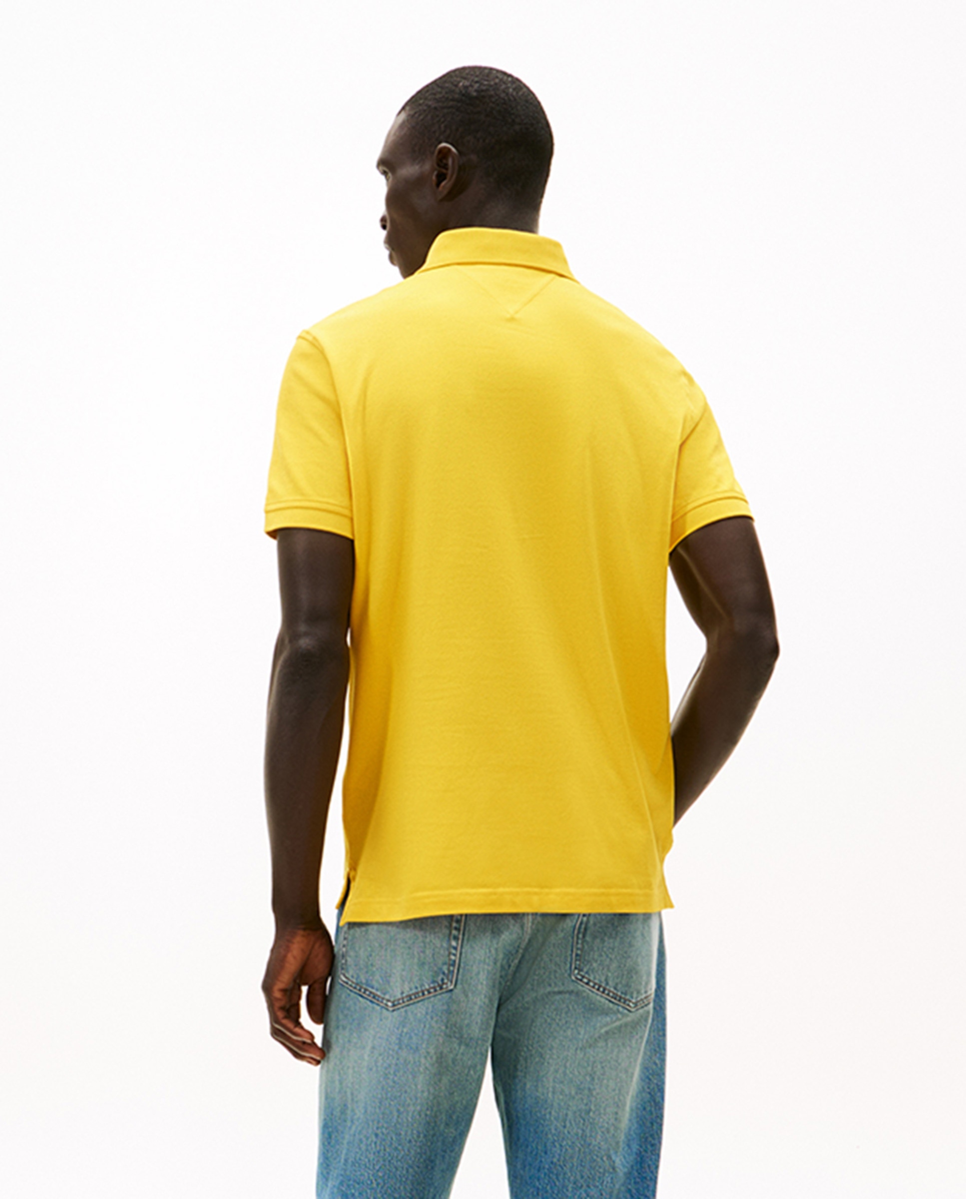 Polo regular con bandera bordada de Tommy Hilfiger Amarillo · El Corte ...