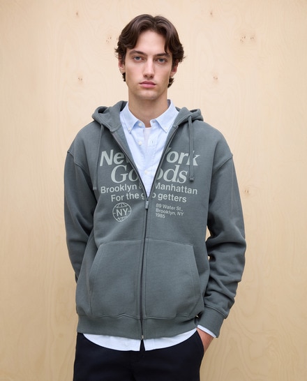Sudader de hombre con campucha y cremallera · Easy Wear · El Corte Inglés