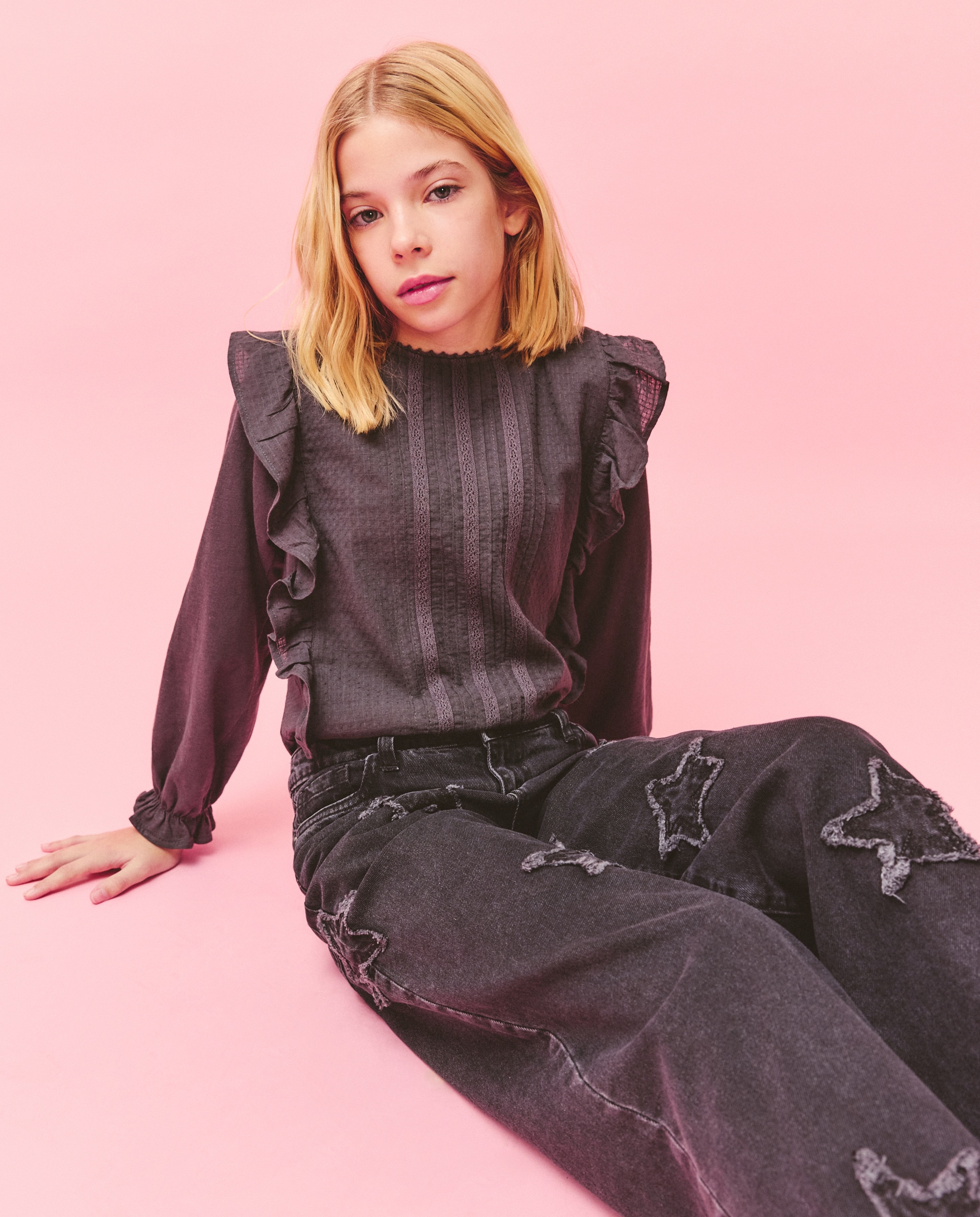 Camiseta manga larga romántica de niña · Kids El Corte Inglés · El ...