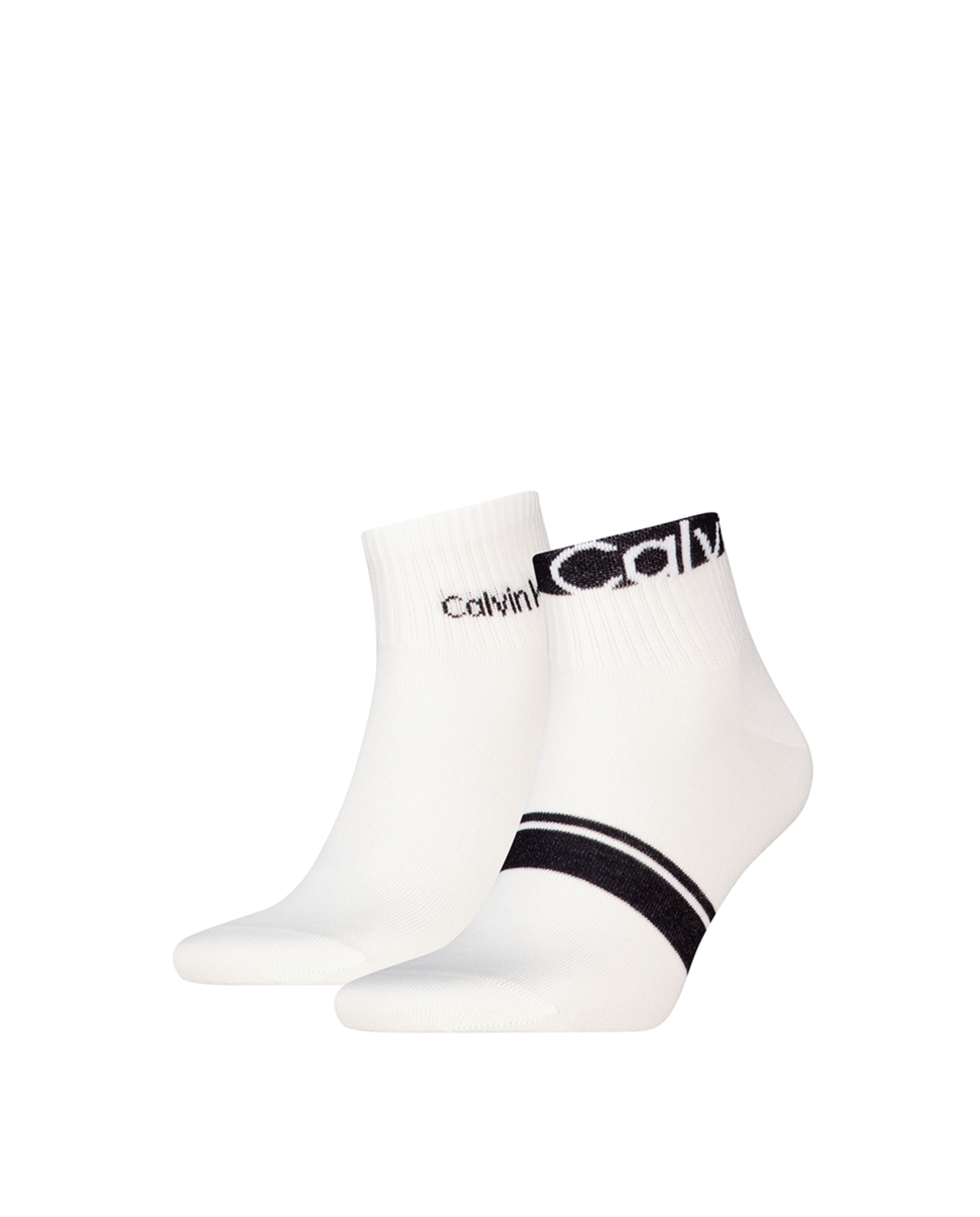 Calcetines de caña corta de hombre de Calvin Klein (pack de 2) Blanco ...