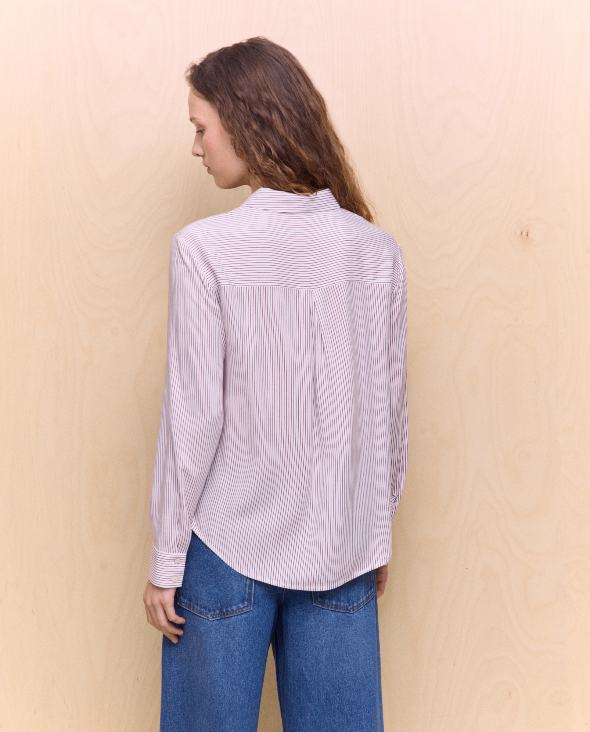 Camisa de viscosa de manga larga de mujer Rojo Easy Wear · El Corte Inglés