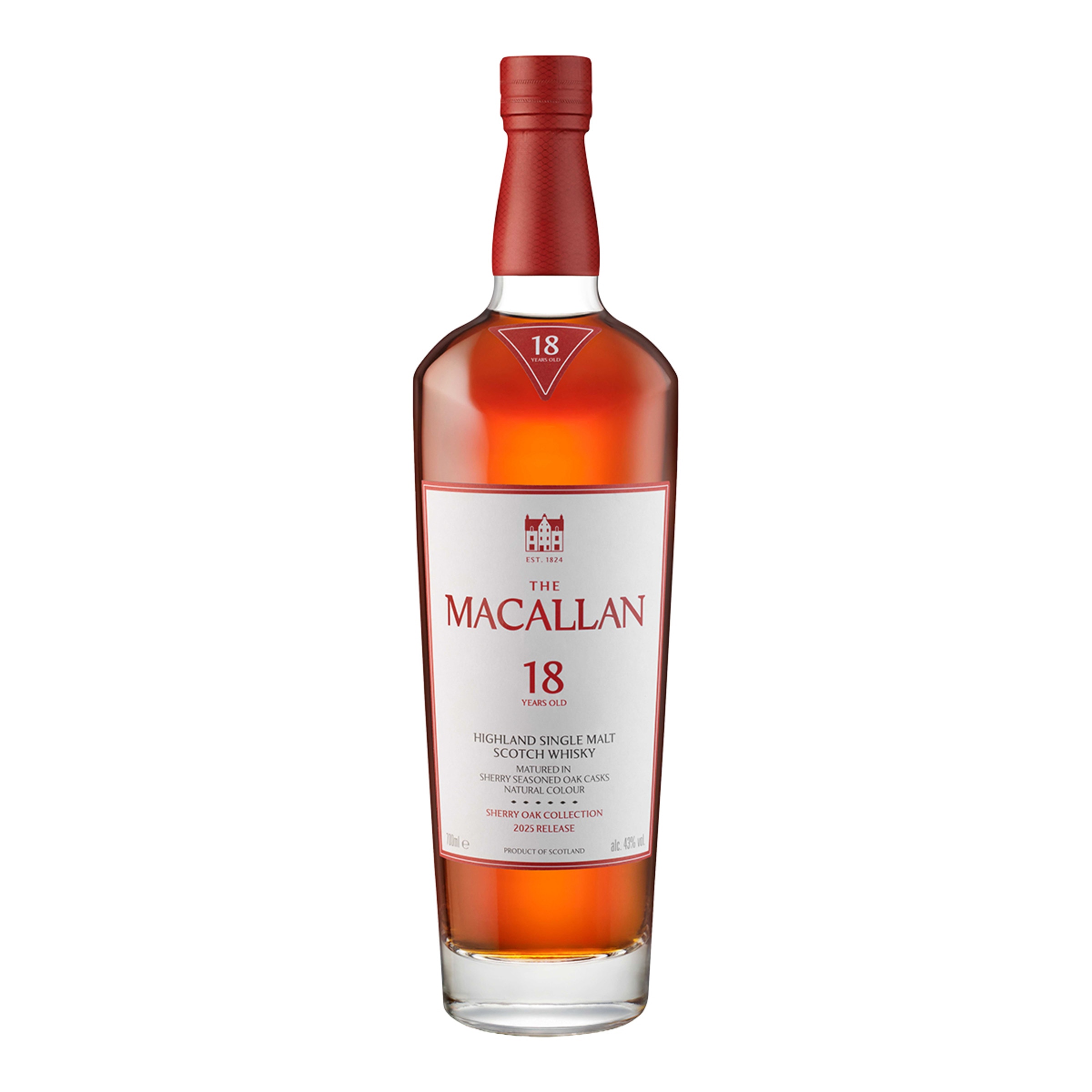 Estuche whisky escocés The Macallan Sherry Oak Cask 18 Years Old · The ...