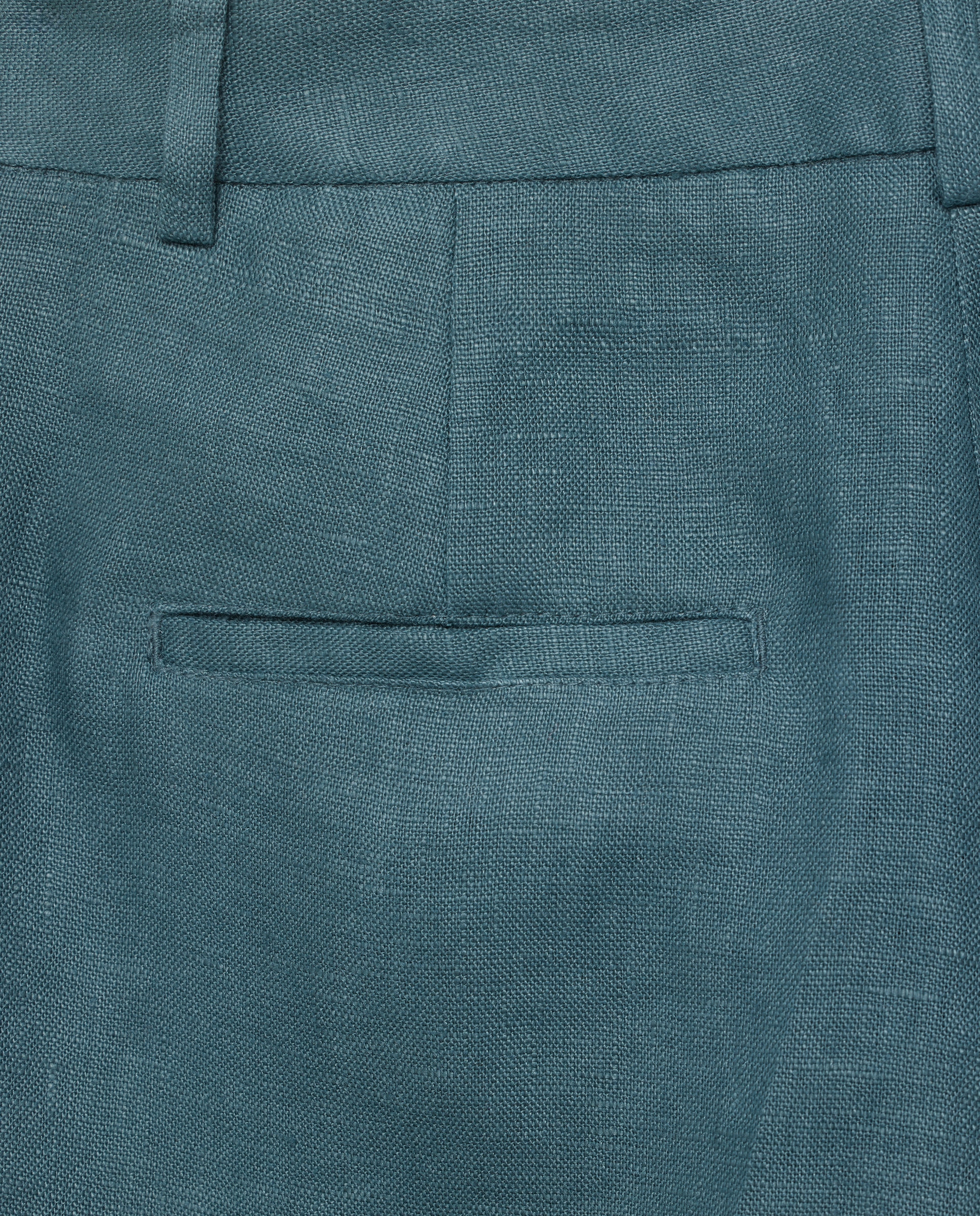 Bermuda de mujer de lino con pinzas Verde Pato Tintoretto · El Corte Inglés