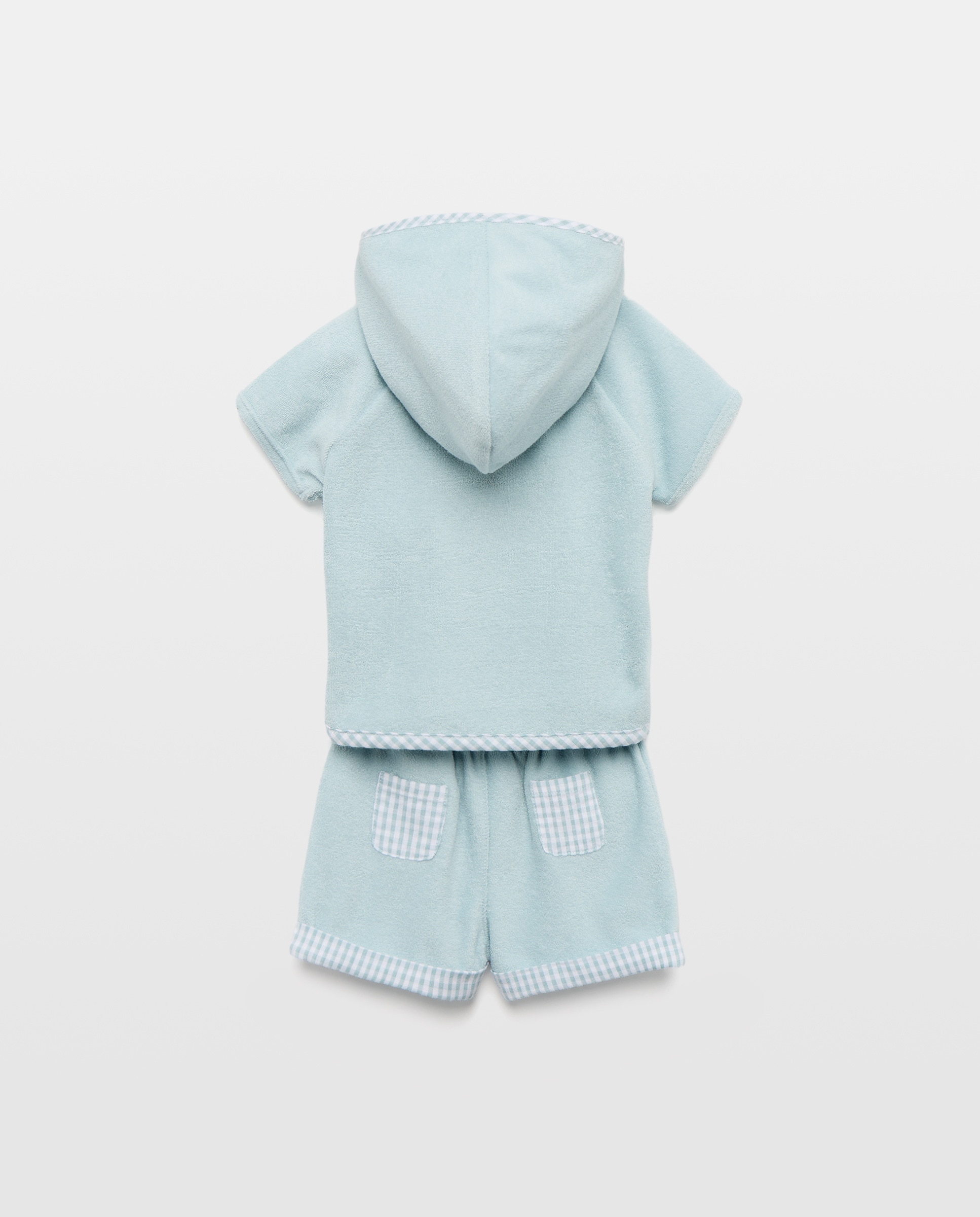 Conjunto de dos piezas de bebé niño con capucha y bolsillos Jabón ...