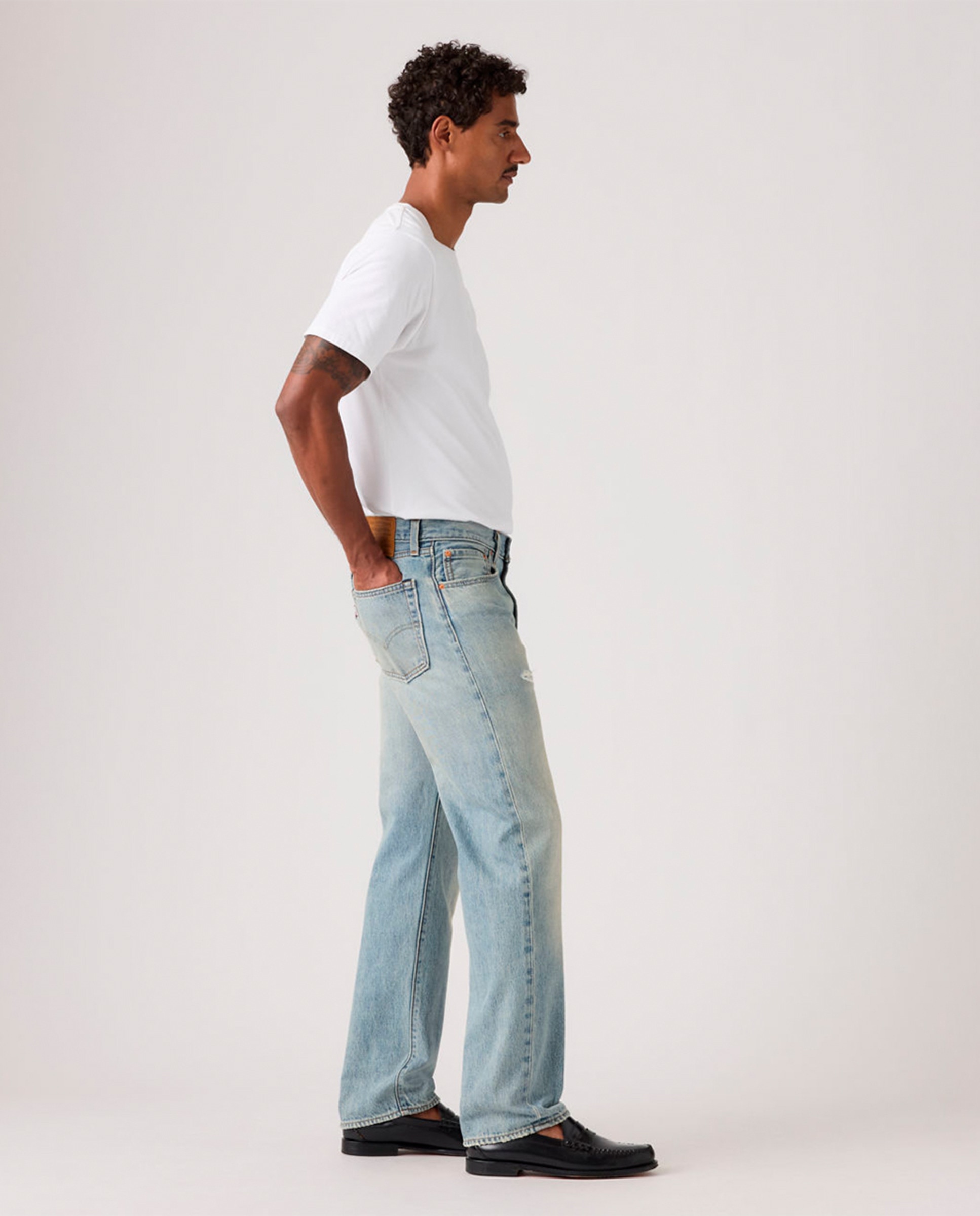 Vaquero de hombre 555™ Relaxed Straight Azul claro · El Corte Inglés